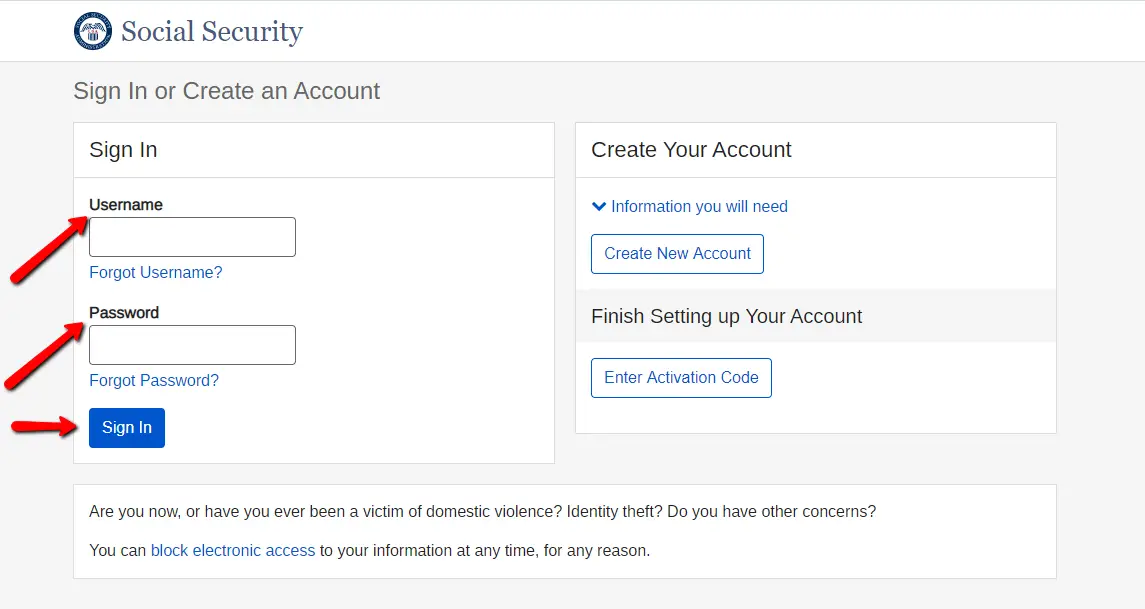 Socialsecurity Gov Login Social Security Portal